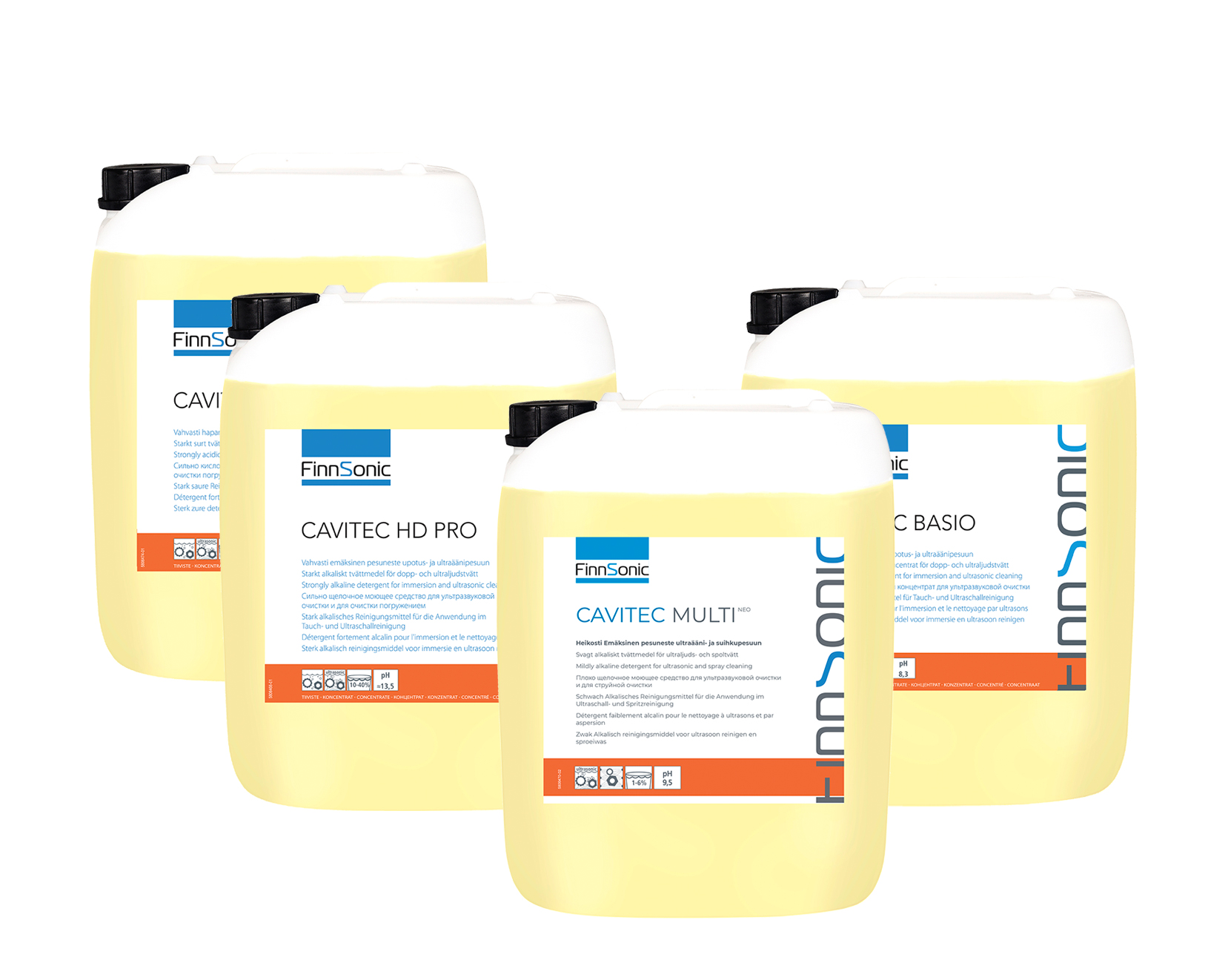 FinnSonic Cavitec pesuaineet - FinnSonic